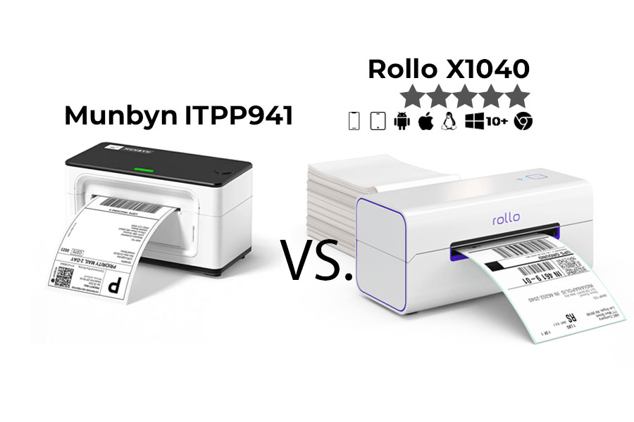 The Best Thermal Printer Challenge: Why Rollo Beats Munbyn